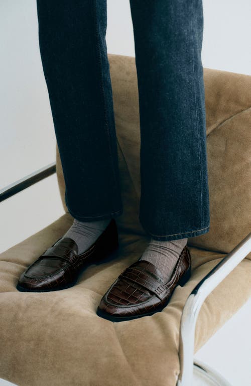 REFORMATION Reformation Kaylee Loafer with Croc Effect